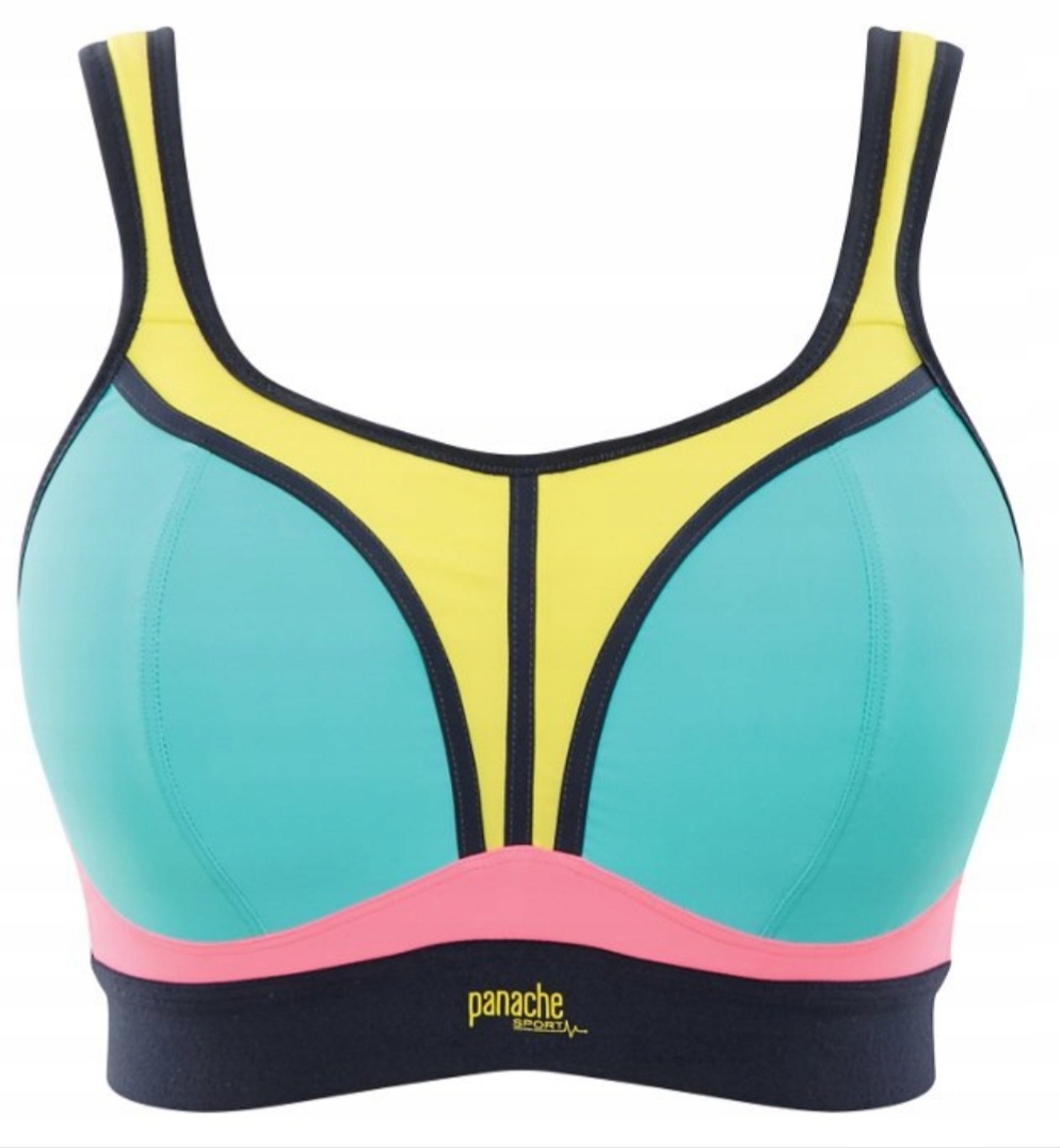 75F Biustonosz sportowy miękki bez fiszbin PANACHE 13498533165 - Allegro.pl
