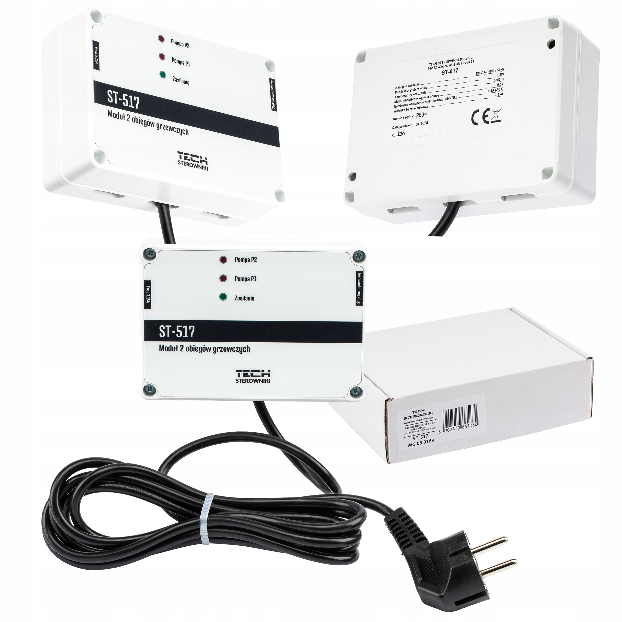 Sterownik integrator moduł do dwóch obiegów grzewczych TECH ST-517 ...