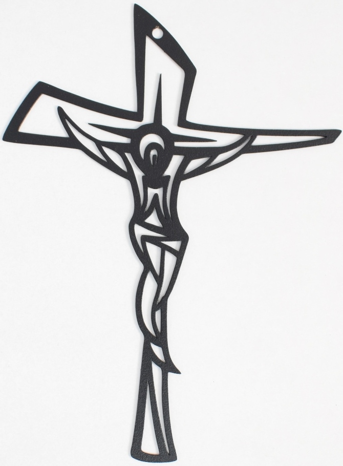 Krzyż metalowy na ścianę dewocjonalia ozdoba 40 cm (OZ-KR4-01-40 ... Krzyż metalowy na ścianę dewocjonalia ozdoba 40 cm (OZ-KR4-01-40 ...