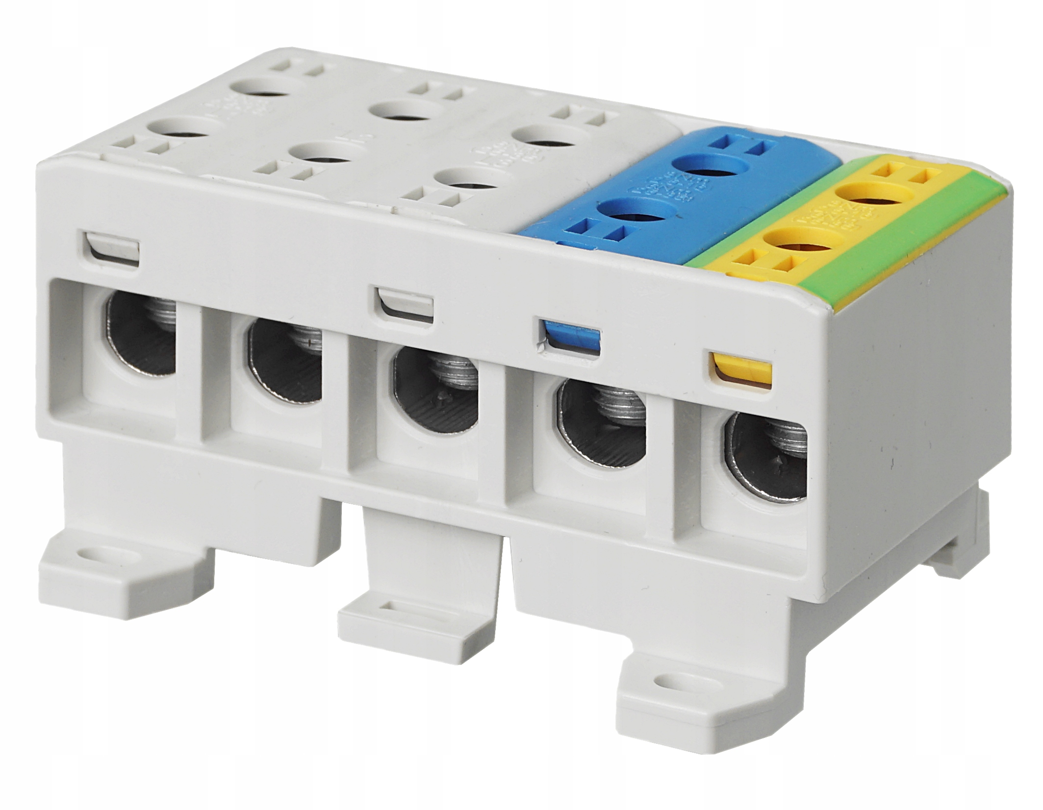 LISTWA ZACISKOWA PIĘCIOPOLOWA 5x35 MM2 (3P+N+PE) (SZYNOWA ZŁĄCZKA 3P+N ... LISTWA ZACISKOWA PIĘCIOPOLOWA 5x35 MM2 (3P+N+PE) (SZYNOWA ZŁĄCZKA 3P+N ...