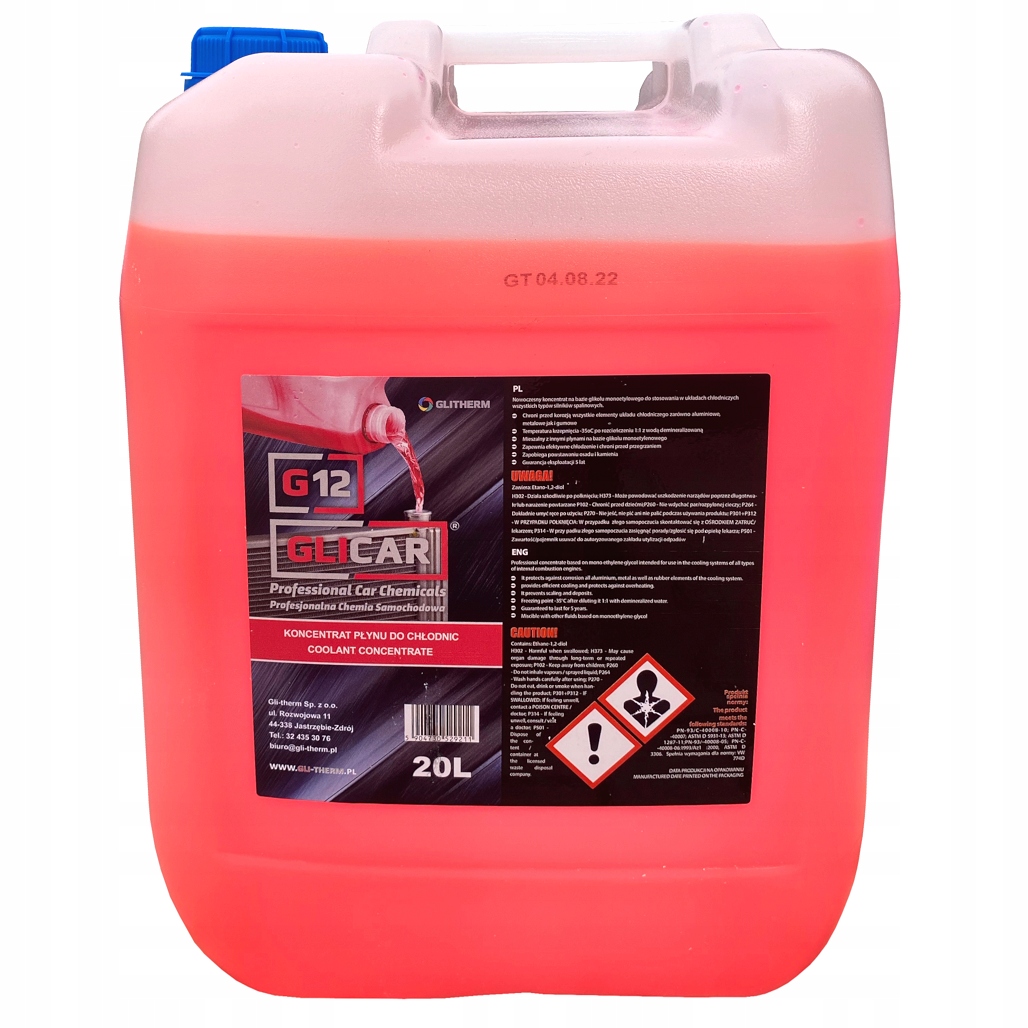 Koncentrat Płynu Chłodniczego 20 L - Niska cena na Allegro.pl