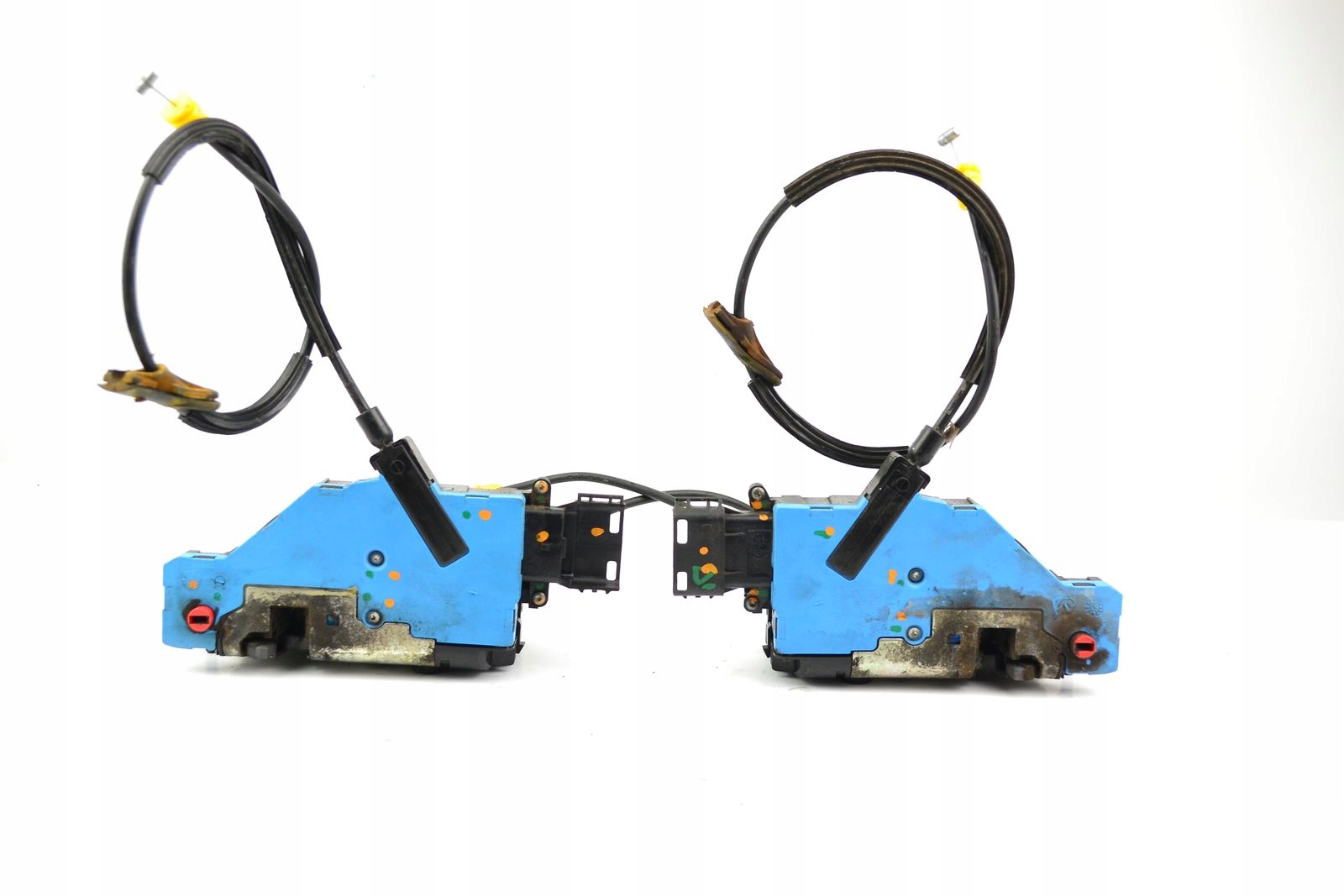 PEUGEOT 207 ZAMEK DRZWI PRAWY LEWY TYŁ TYLNY 2X KOMPLET ORYGINAŁ za 90.00PLN z Piaski - Allegro ...