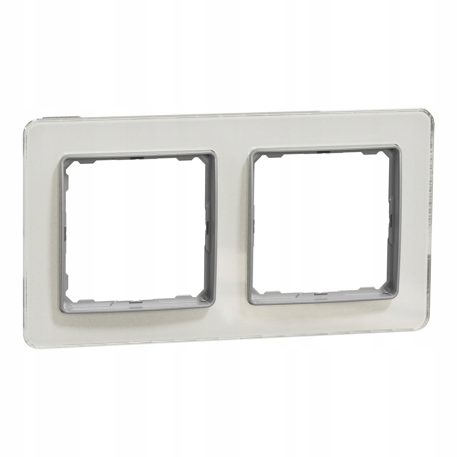 SCHNEIDER SEDNA ELEMENTS RAMKA PODWÓJNA SZKŁO BIA (3606481482754 ...