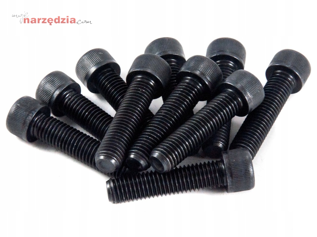 Śruby imbusowe M8x 45mm DIN 912 kl.12.9 10szt. (Śruba M8x45 12.9 ... Śruby imbusowe M8x 45mm DIN 912 kl.12.9 10szt. (Śruba M8x45 12.9 ...