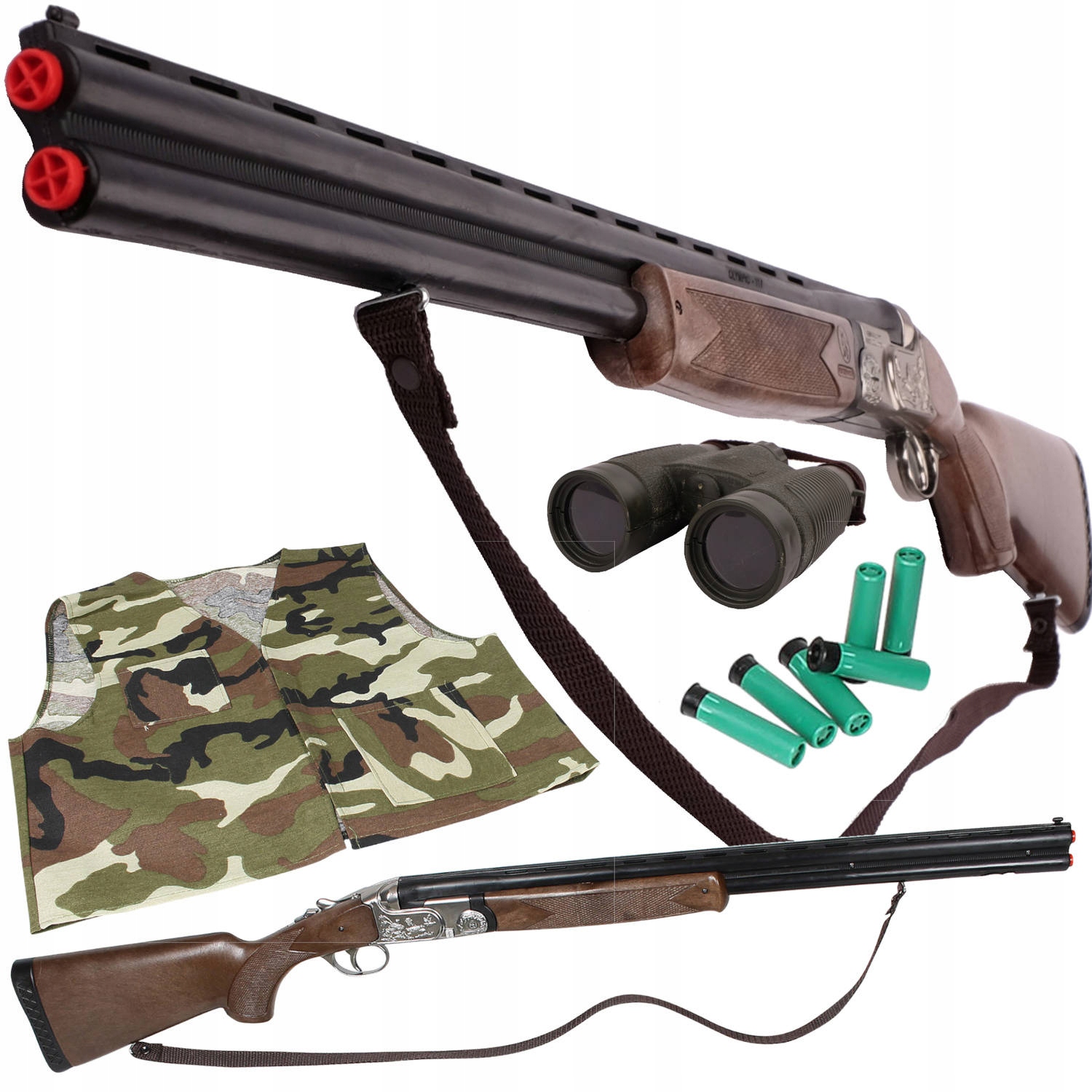 STRZELBA MYŚLIWSKA Na Kapiszony DUBELTÓWKA ZESTAW 13179566856 - Allegro.pl