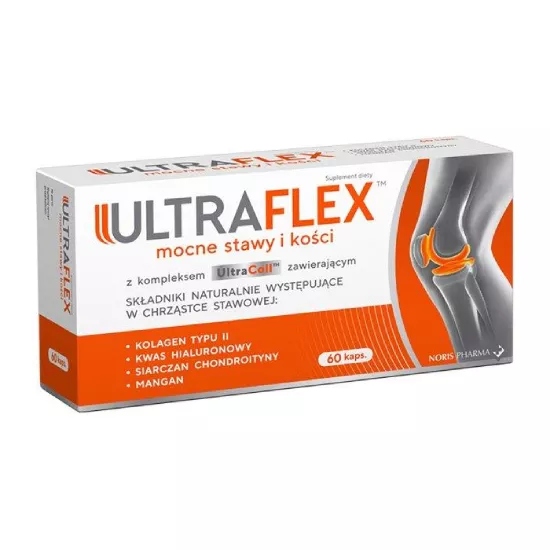Ultraflex kolagen typu II stawy i kości 60 kaps (7630019301046) • Cena, Opinie • Stawy, kości ...