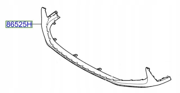 Hyundai i30 III N Line dokładka zderzaka przód za 477.00PLN z Poznań ...