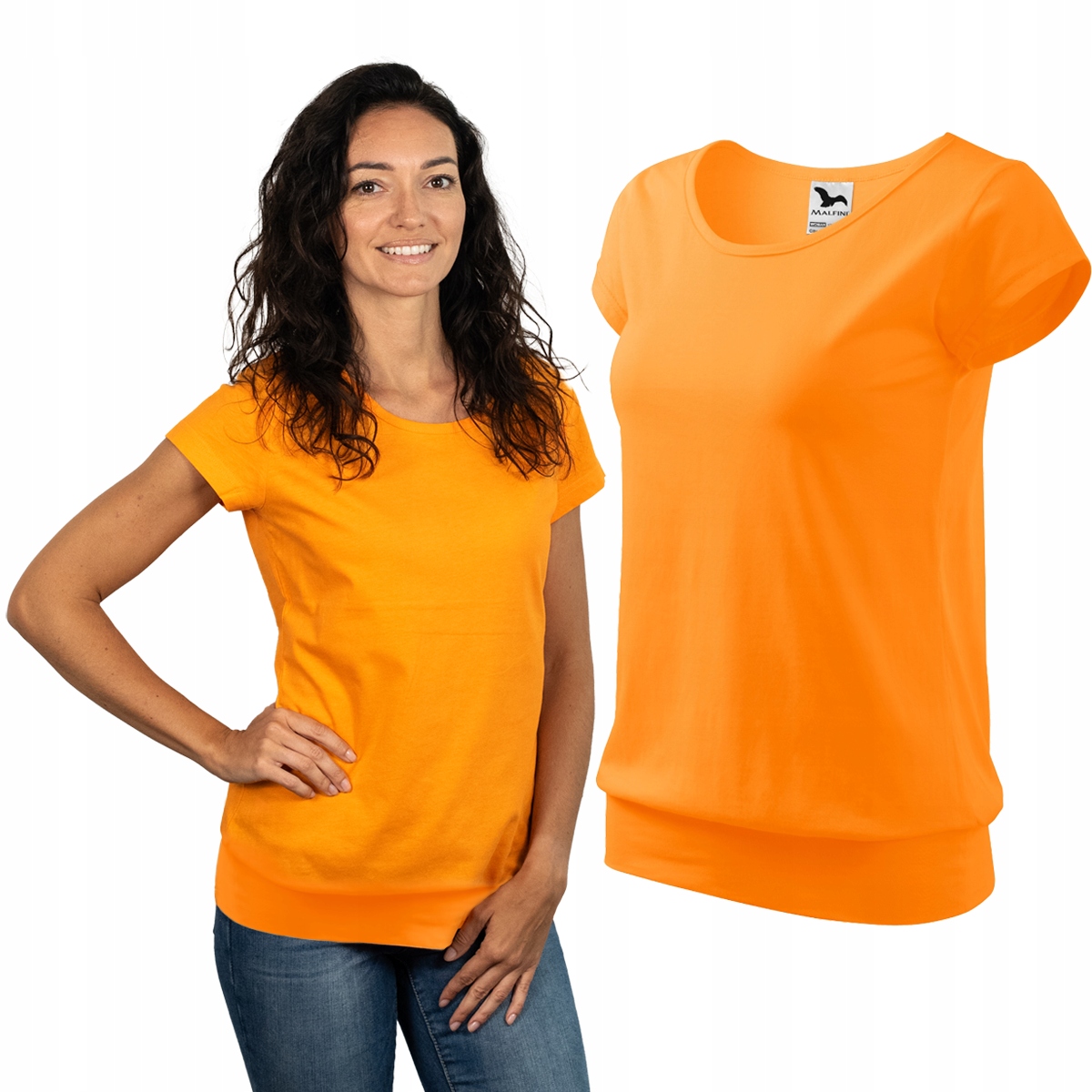 BLUZKA KOSZULKA KRÓTKI RĘKAW DAMSKA POMARAŃCZ LUŹNY FASON T-SHIRT ... BLUZKA KOSZULKA KRÓTKI RĘKAW DAMSKA POMARAŃCZ LUŹNY FASON T-SHIRT ...