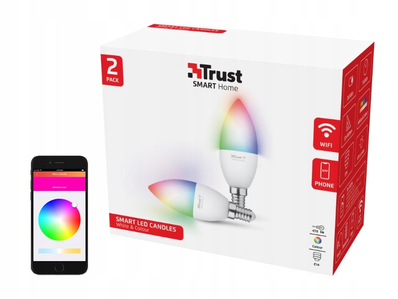 Żarówki Smart LED Trust White & Colour E14 470 lm 5 W 2 szt. • Cena ...