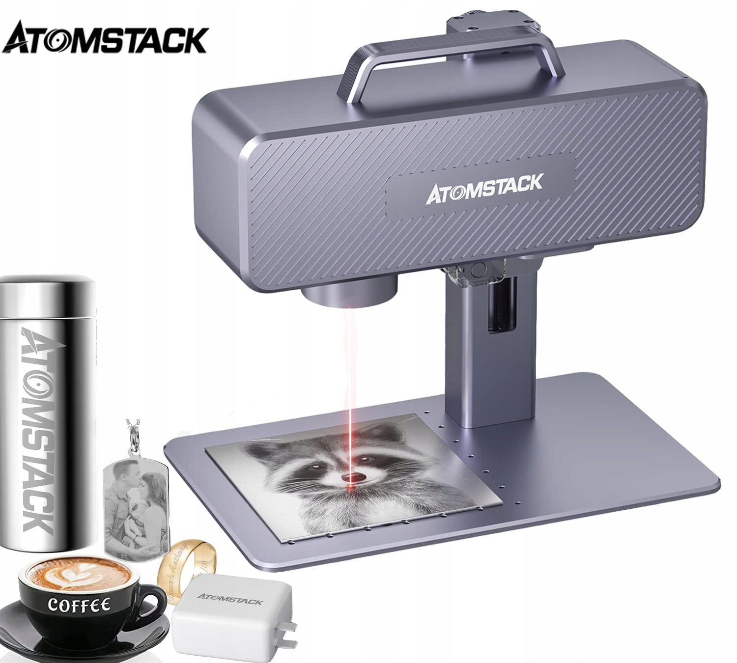 ATOMSTACK M4 Maszyna do znakowania grawerem - Sklep, Opinie, Cena w Allegro