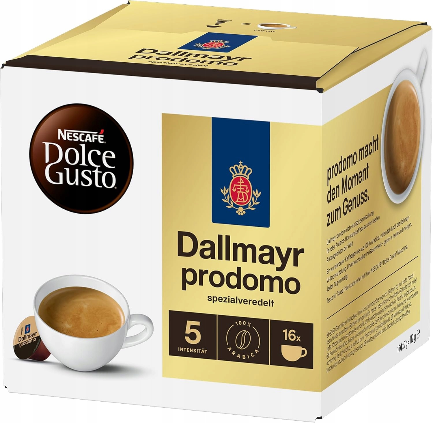 Kapsułki do Dolce Gusto Nescafe Dolce Gusto Dallmayr Prodomo 16 szt ...