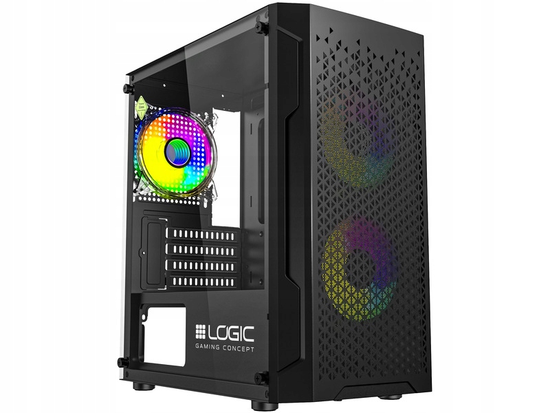Gamingowa obudowa komputerowa Logic Aramis ARGB MINI czarna, 3 wentylatory w Złotów - Sklep ...