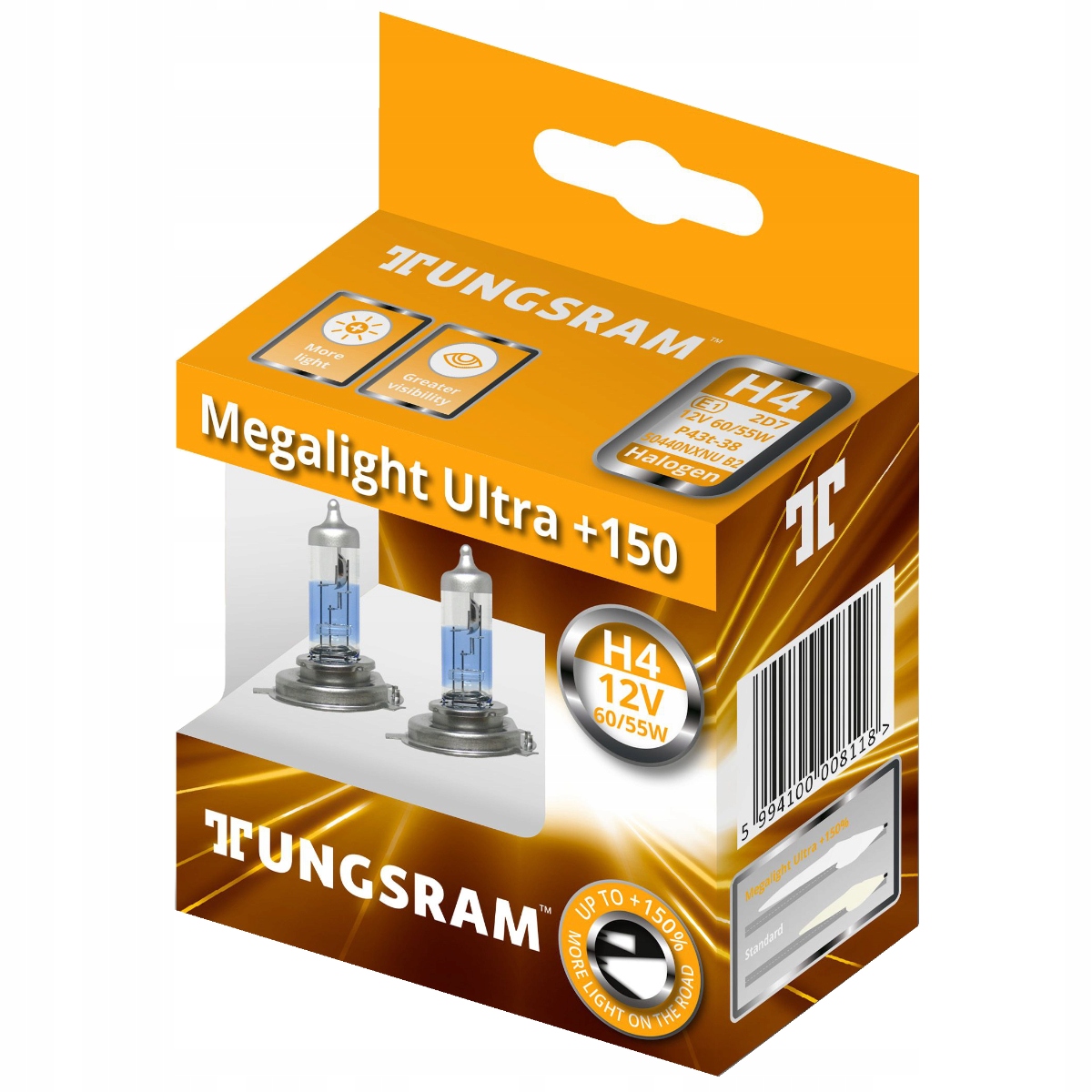 Megalight Ultra 150% Tungsram - Niska cena na Allegro