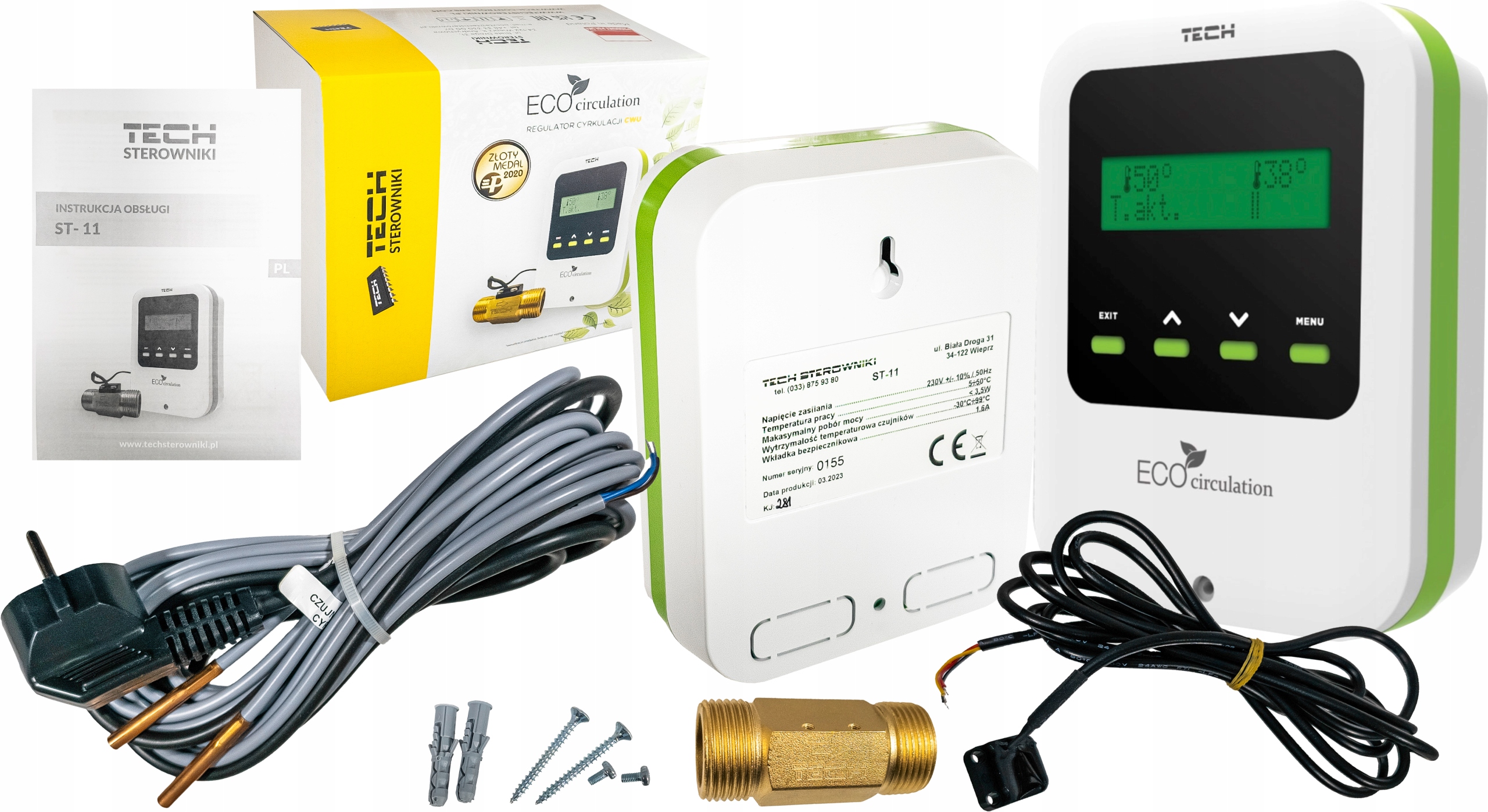 Sterownik regulator cyrkulacji TECH ST-11 (5902479661704) • Cena, Opinie • Akcesoria 13482442993 ...