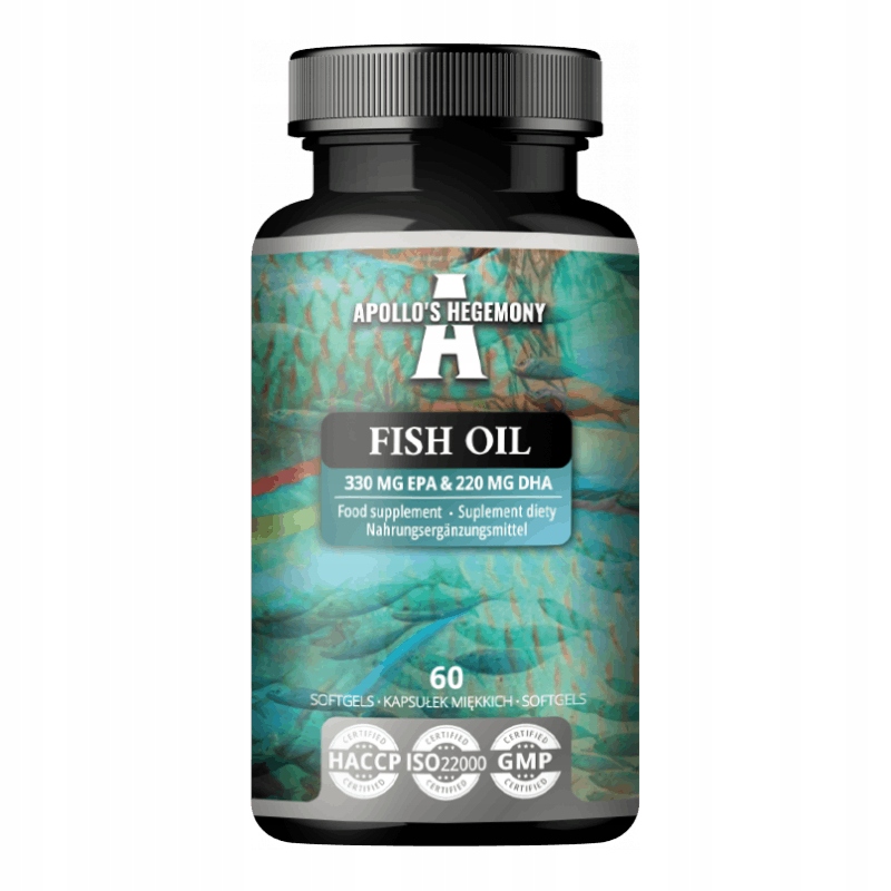 Apollo's Hegemony - Fish Oil 1000 mg 60 kaps. SERCE, MÓZG, WZROK ...