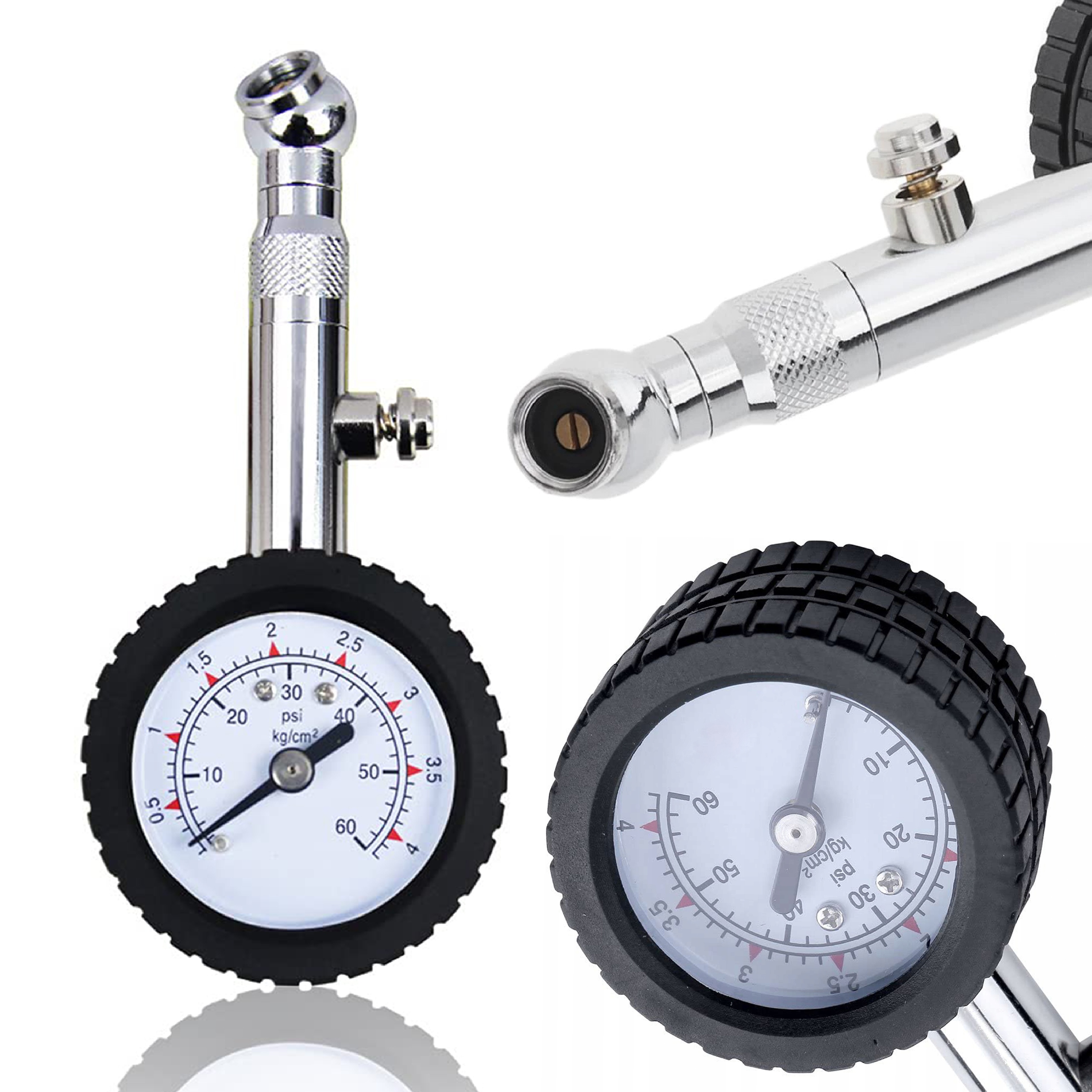 CIŚNIENIOMIERZ DO OPON KÓŁ MANOMETR 4 BAR / 60 PSI 5907737328948 za 18 ...