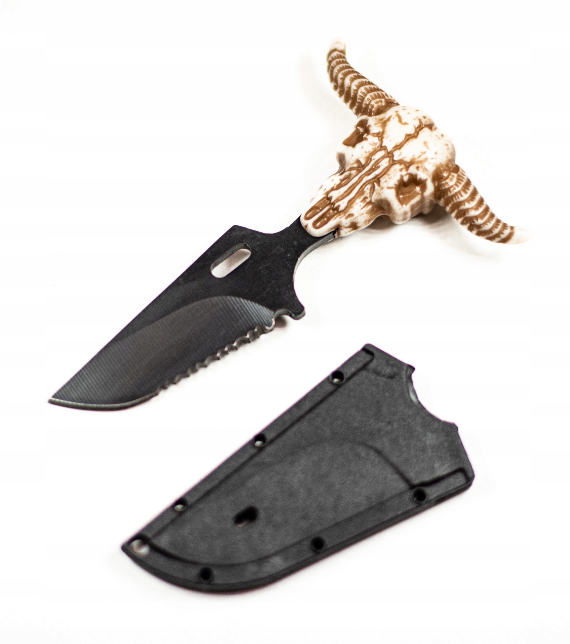 NASZYJNIK NÓŻ TAKTYCZNY PUSH DAGGER BYK BULL - 3587815839126 ...