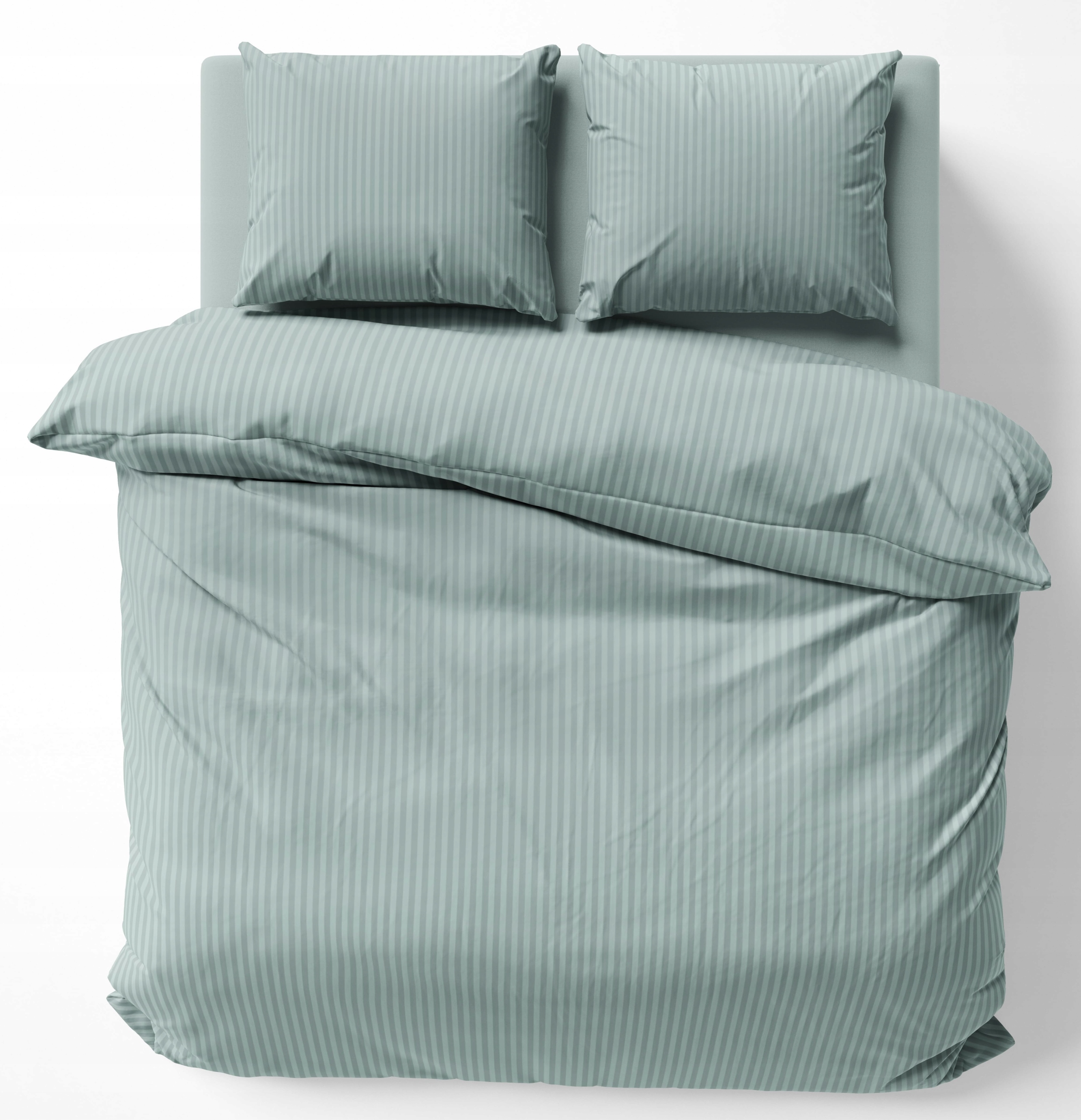 KOMPLET POŚCIELI POŚCIEL 160x200 ADAMASZEK MIĘTOWA HOTELOWA PREMIUM ...