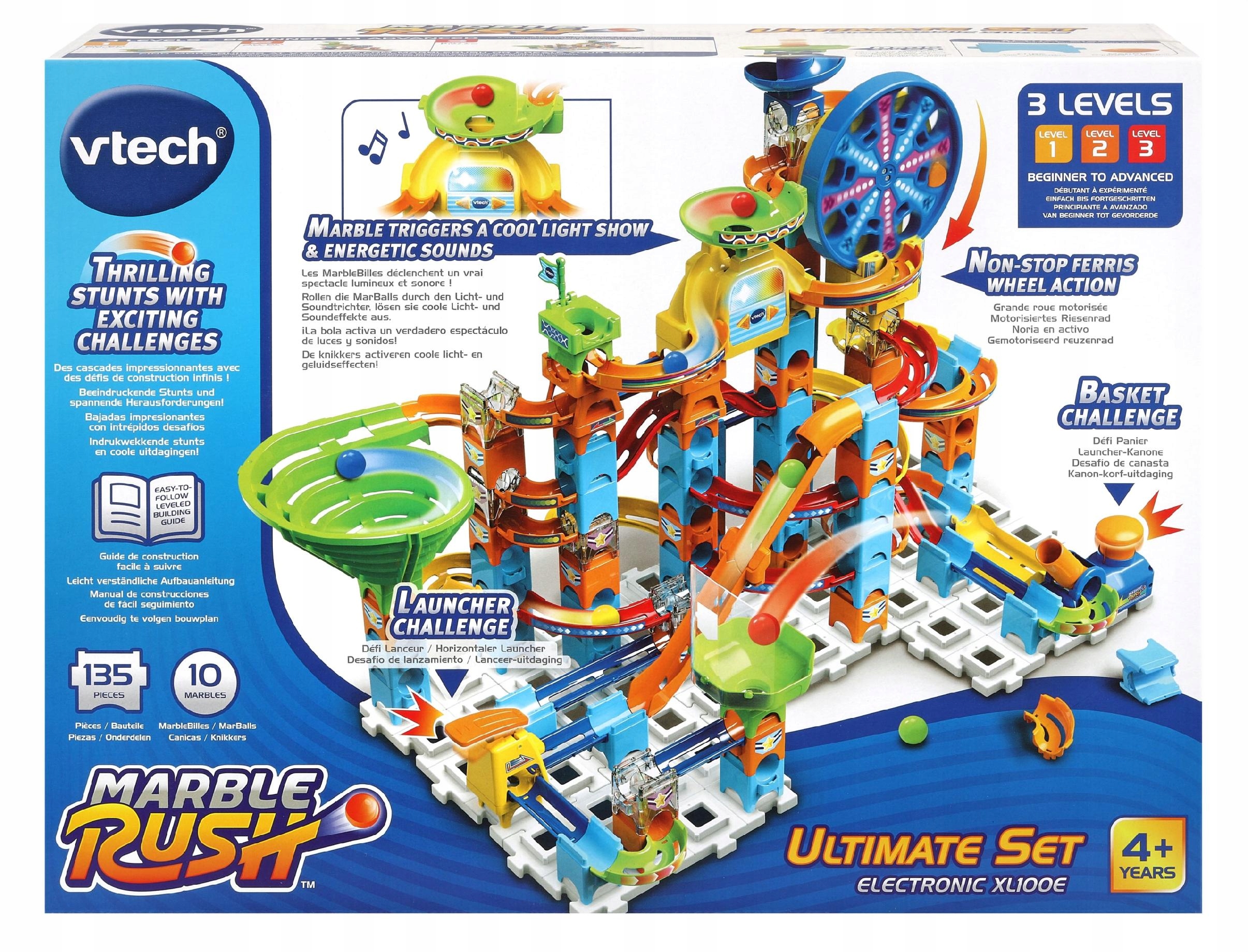 Tor kulkowy VTech Marble Rush Adventure Set 145 el. (03417765423031 ...