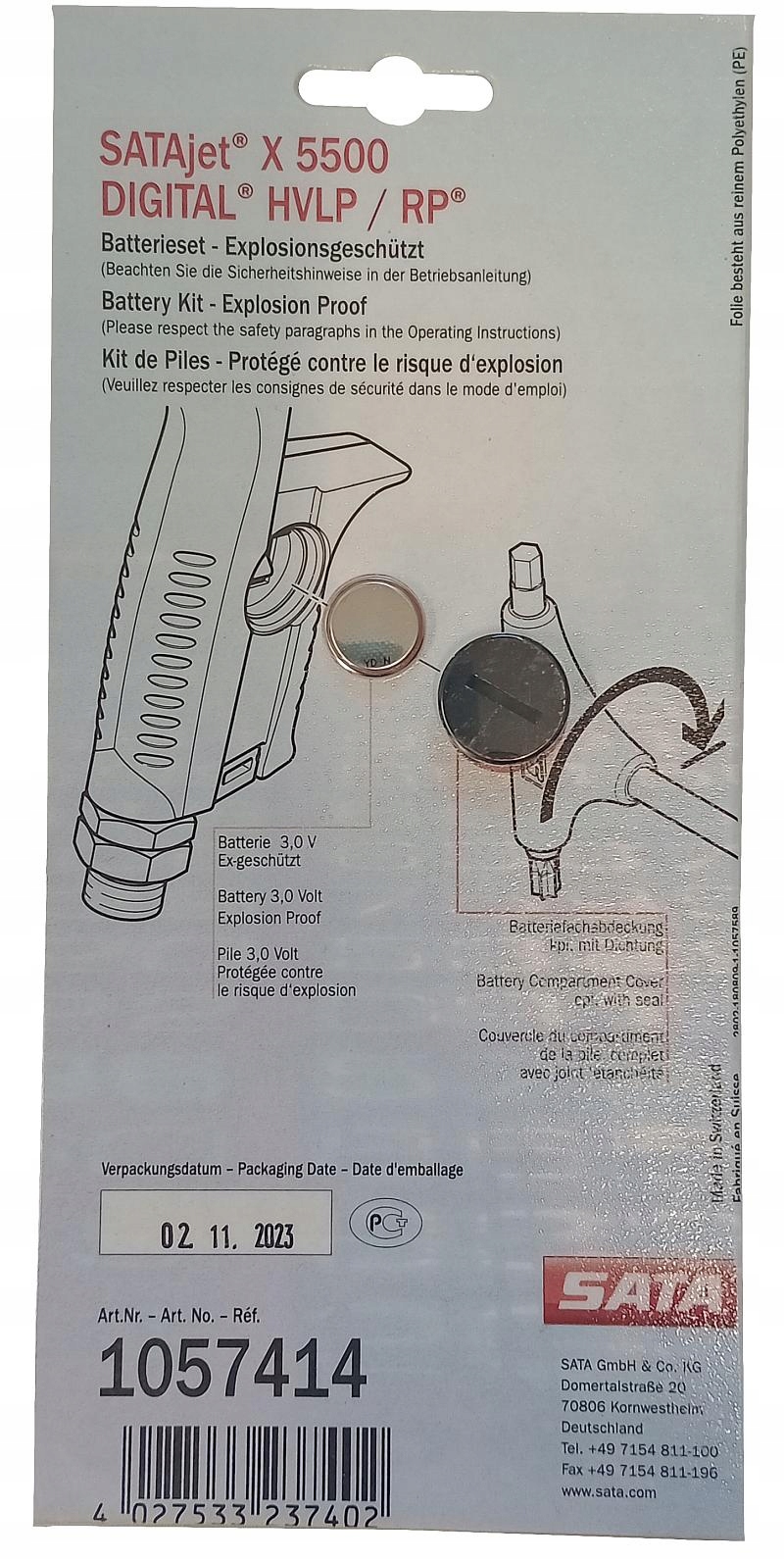 SATA Zestaw baterii bateria X 5500 DIGITAL 1054714 - porównaj ceny ...