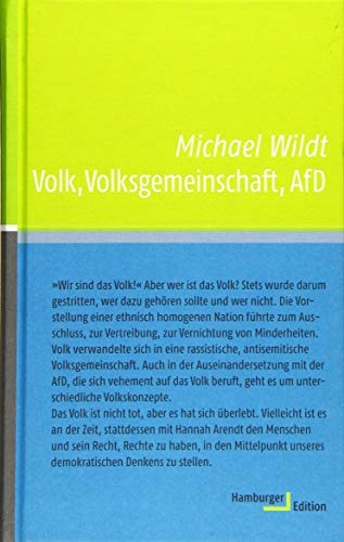 Volk, Volksgemeinschaft, AfD MICHAEL WILDT (11974800902) | Książka Allegro