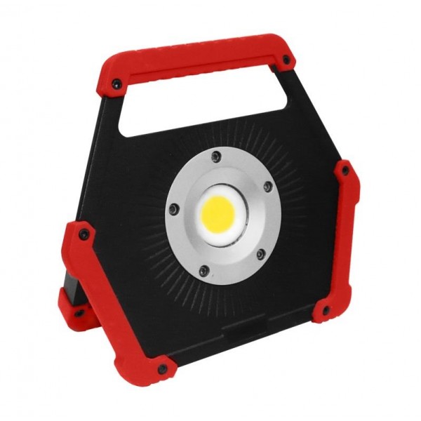 OPRAWA NAŚWIETLACZ LED 10W 6400K 800 LM PRZENOŚNY NA BATERIE IP44 ...