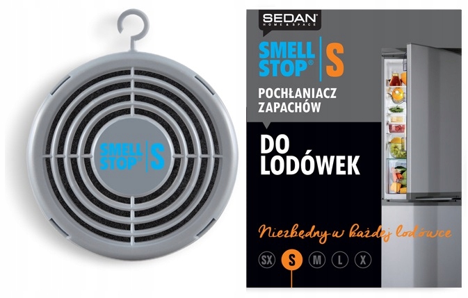 SMELL STOP S POCHŁANIACZ ZAPACHÓW DO LODÓWEK KUCHNI NEUTRALIZATOR Z ...