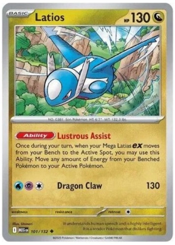 Pokemon TCG Latios kártya (101/132) Mega Evolution, • Ár, Vélemények ...