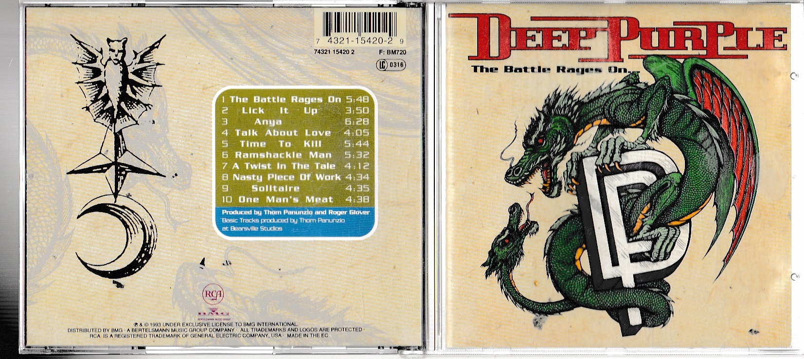 Płyta CD Deep Purple - The Battle Rages On... 1993 I Wydanie ____________ 17279059197 - Sklepy ...