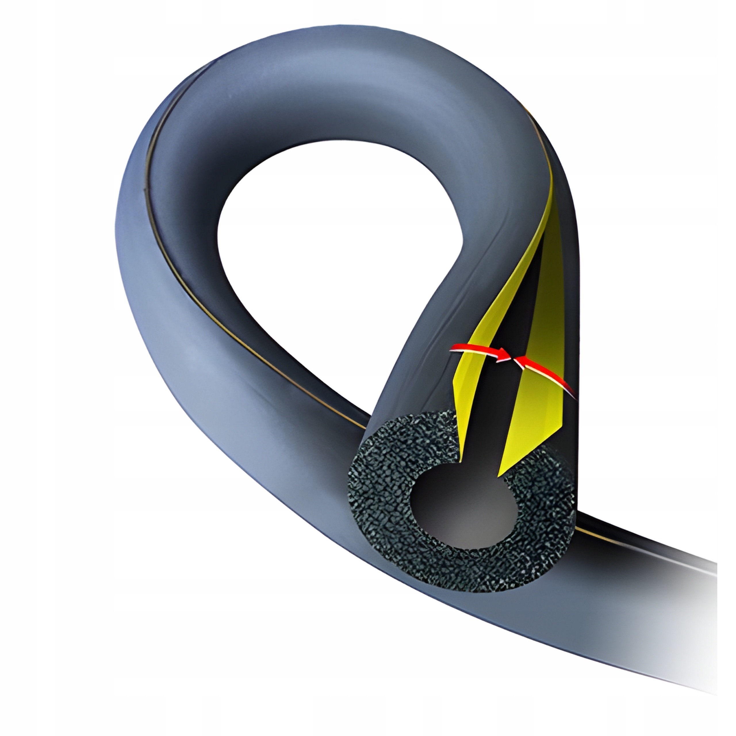 Kaučuková izolace s nářezem (rozříznutá) samolepicí 9x28mm 2m (28/9mm), (7612207537277) • Ceny ...