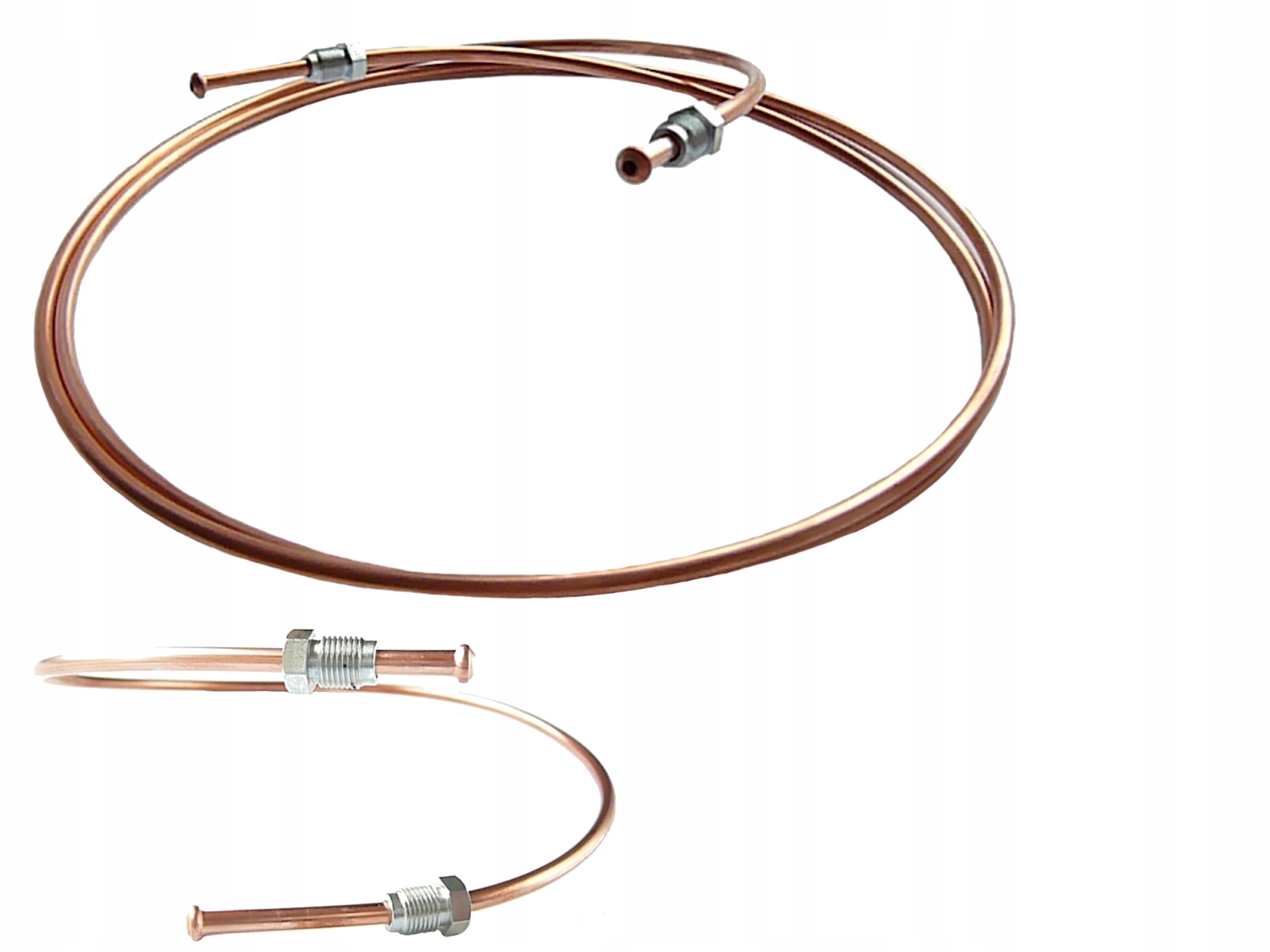 FIAT PUNTO SEICENTO RURKA MIEDZIANA PRZEWÓD HAMULCOWY SZTYWNY PRZÓD L+P ...