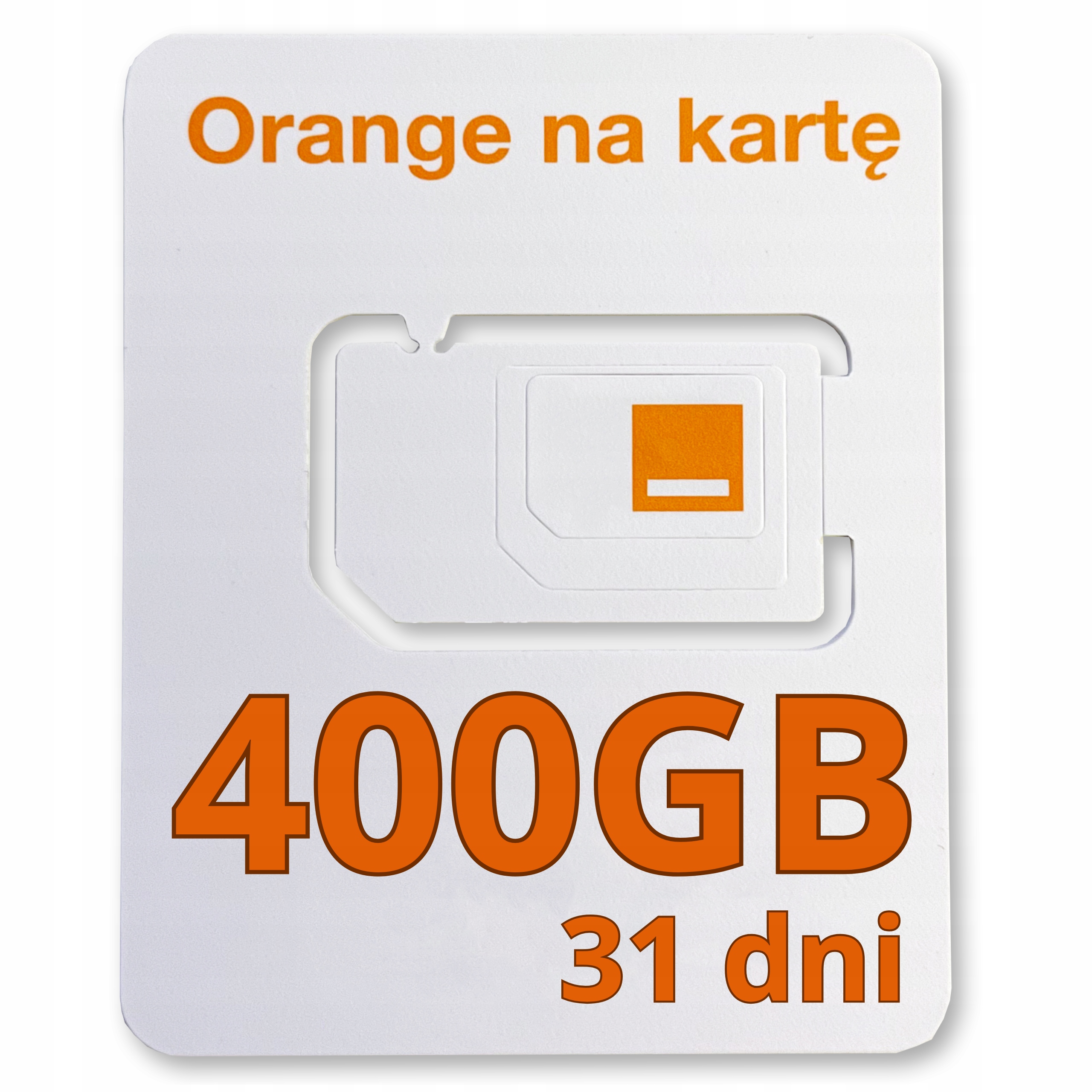 Karta SIM Orange 3w1 Internet mobilny 400GB na 31 dni - Sklep, Opinie ...