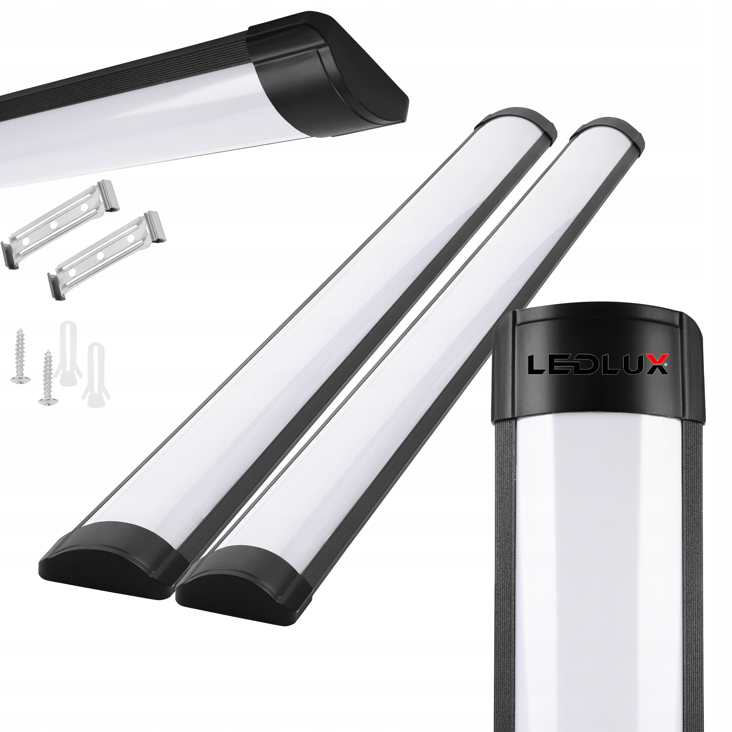 2x Lampa LED panel do garażu warsztatu 120cm 36W (5904067089945) • Cena ...