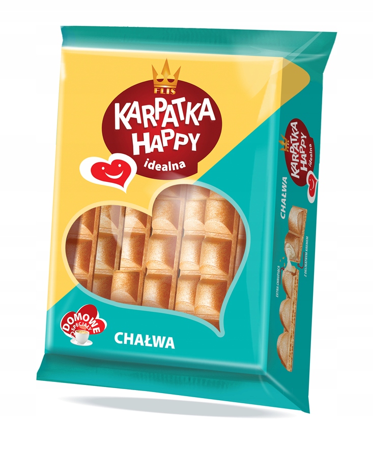Flis Karpatka kokos HAPPY WAFLE BONITKA CHAŁWA 500G 0,5 kg ...