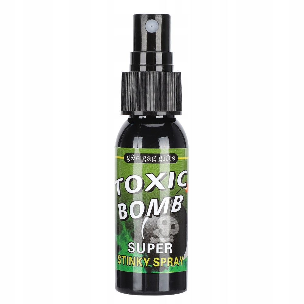 TOXIC BOMB SPRAY SMRÓD W AEROZOLU ŚMIESZNY KAWAŁ DOWCIP IMPREZA ...