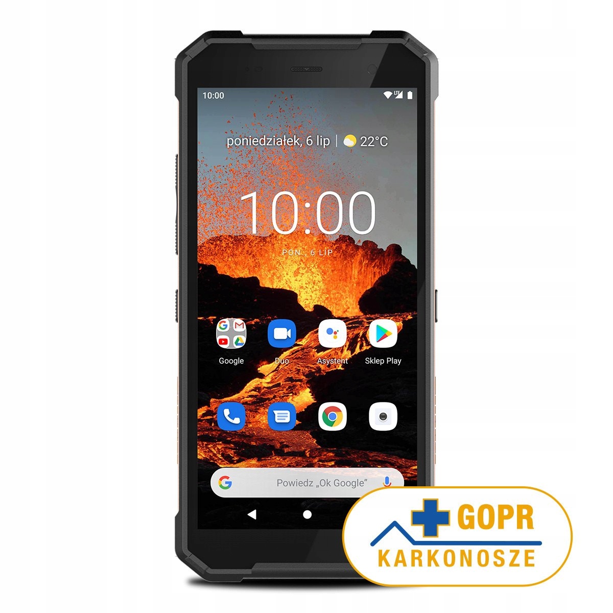 SMARTFON HAMMER EXPLORER PRO PANCERNY TELEFON KOMÓRKOWY ODPORNY IP69 ...