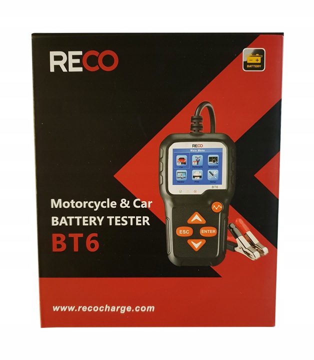Аналізатор RECO BT6 6V 12V тестер батарей купити на Avtoex з Польщі в Україні - Львів, Одеса ...