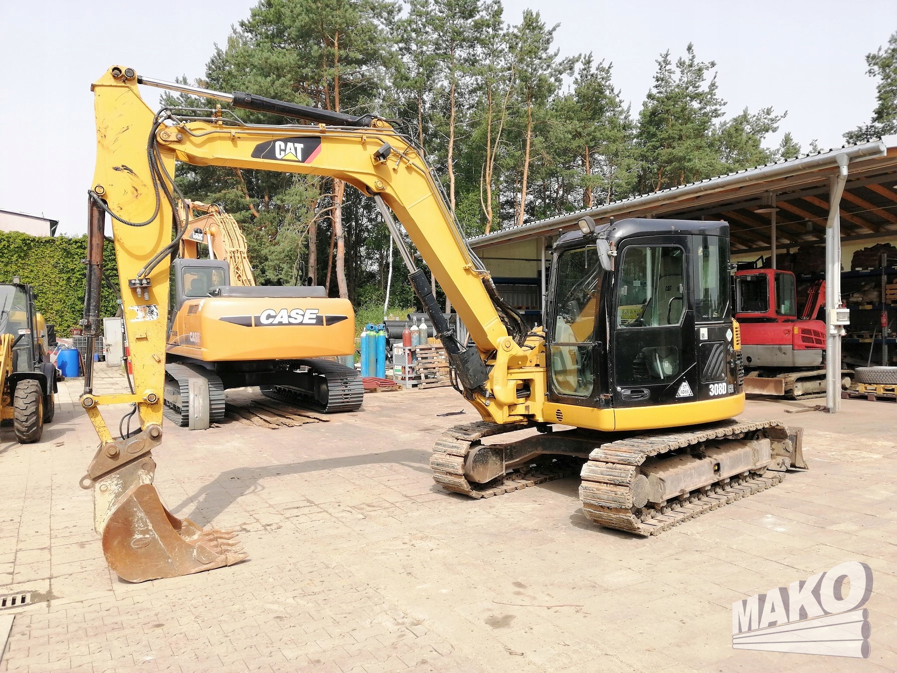 Caterpillar 308 D CR * 2011 r. * 7404 mtg * Lemiesz * CAT 308D CR ...