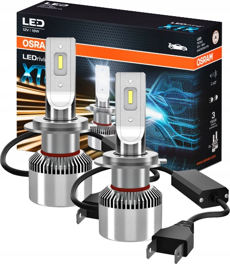 ŻARÓWKI H7 LED OSRAM XTR 6000K LED DRIVING MOCNE COOL WHITE ZESTAW ŻARÓWEK 64210DWXTR za 269 zł ...