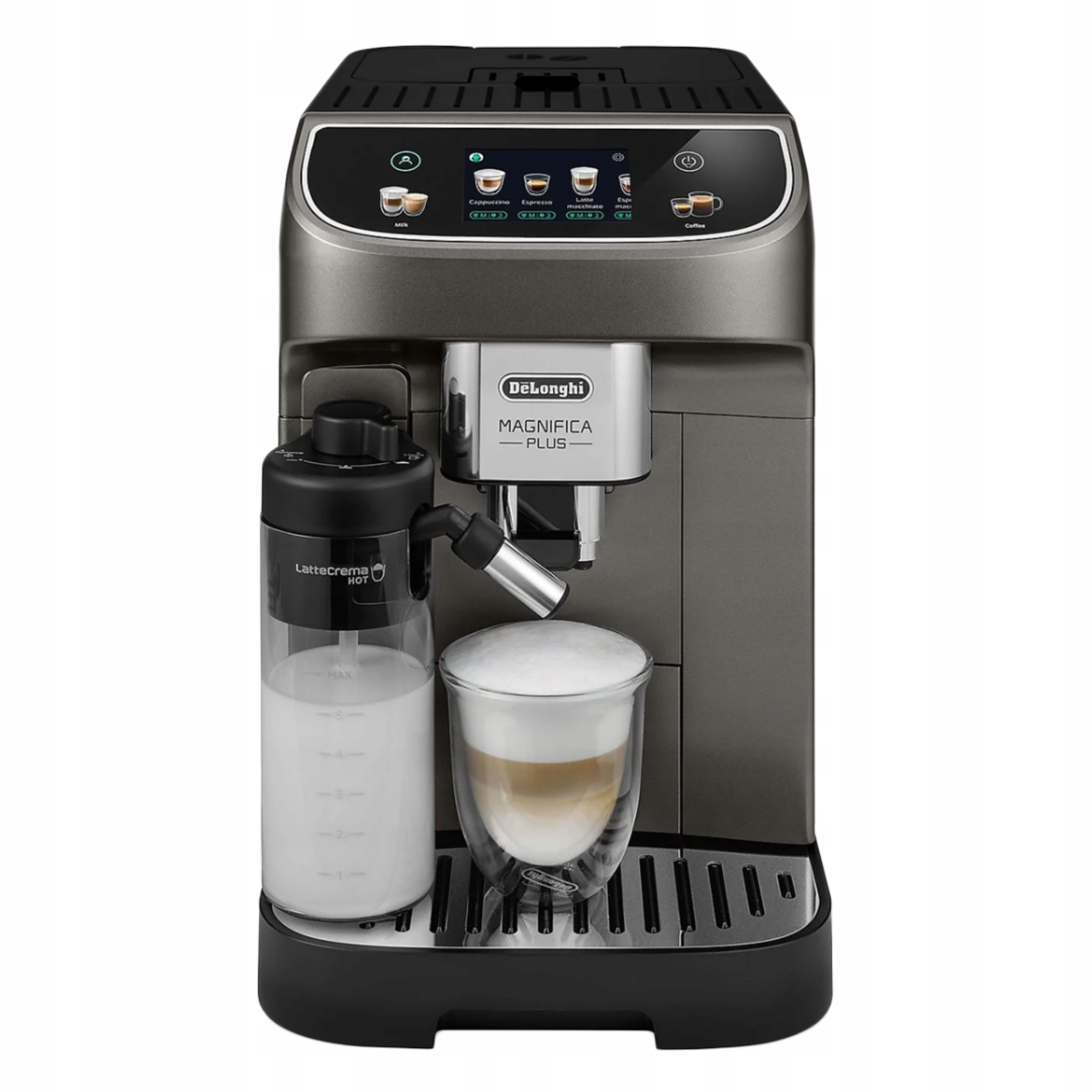 Ekspres ciśnieniowy DeLonghi Magnifica Plus ECAM 320.70.TB – tytanowy ...