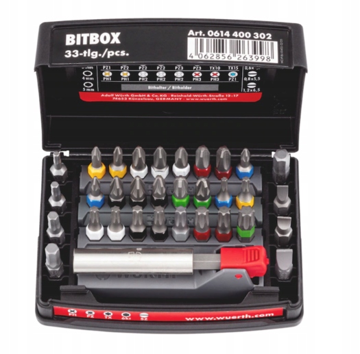 Sada bitov Wurth 0614400302 - Allegro