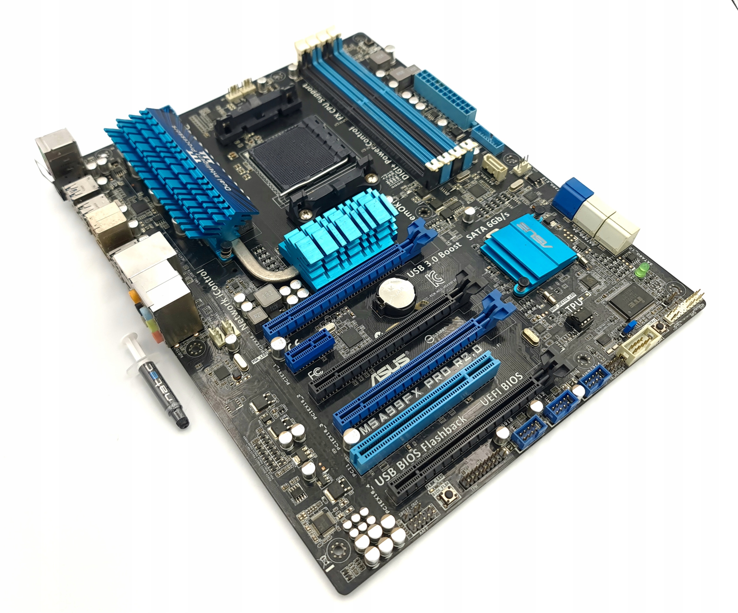 TESTOWANA płyta główna Asus M5A99FX PRO R2.0 ATX AM3+ DDR3 + pasta ...
