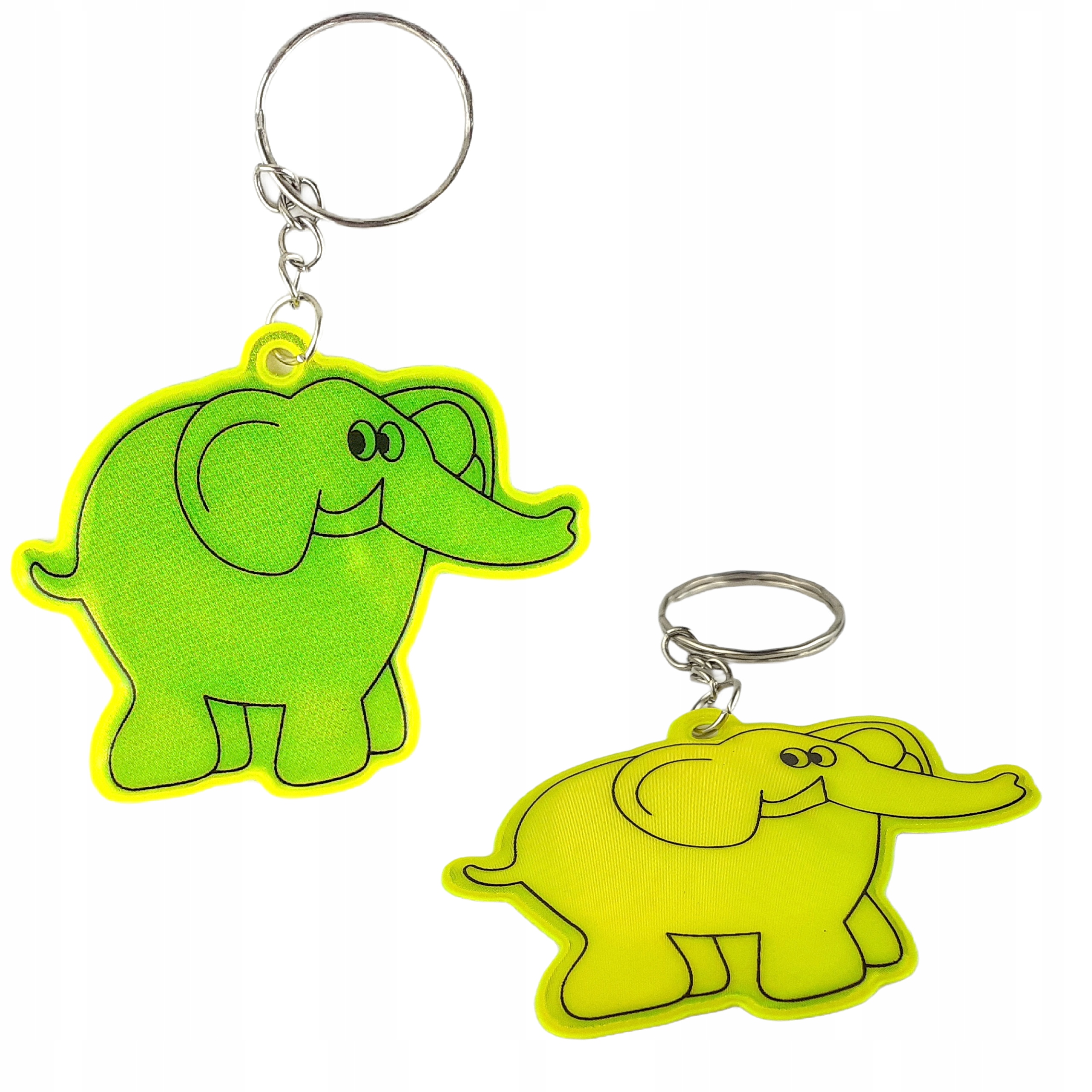 BRELOK BRELOCZEK SŁONIK ODBLASKOWY ODBLASK 12641939082 - Allegro.pl