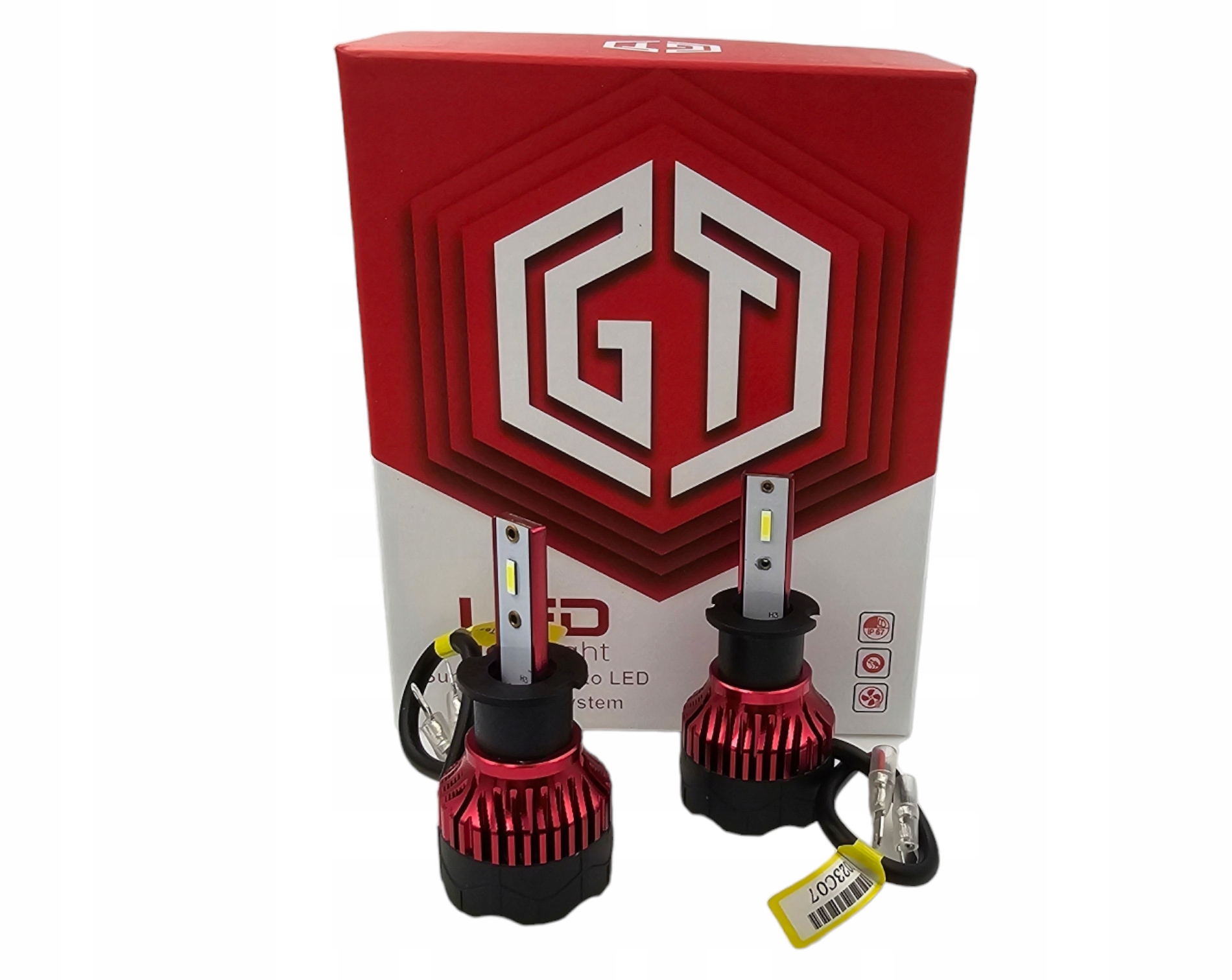 ŻARÓWKI LED GT H3 CSP HEADLIGHT ZES CREE 80W Plug&Play CANBUS Ultra ...