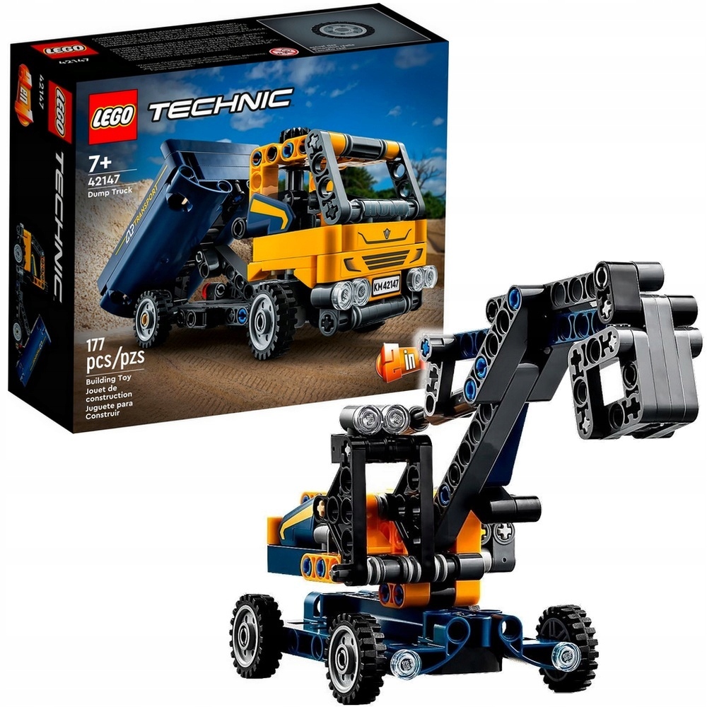 LEGO 42147 TECHNICS Wywrotka Koparka 2w1 13183405043 - Allegro.pl