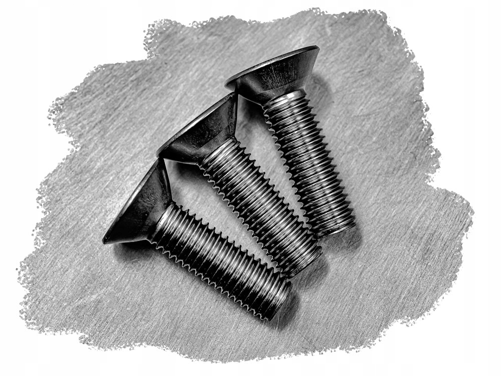 Sruba M8 Nierdzewna Stozkowa - Niska cena na Allegro.pl