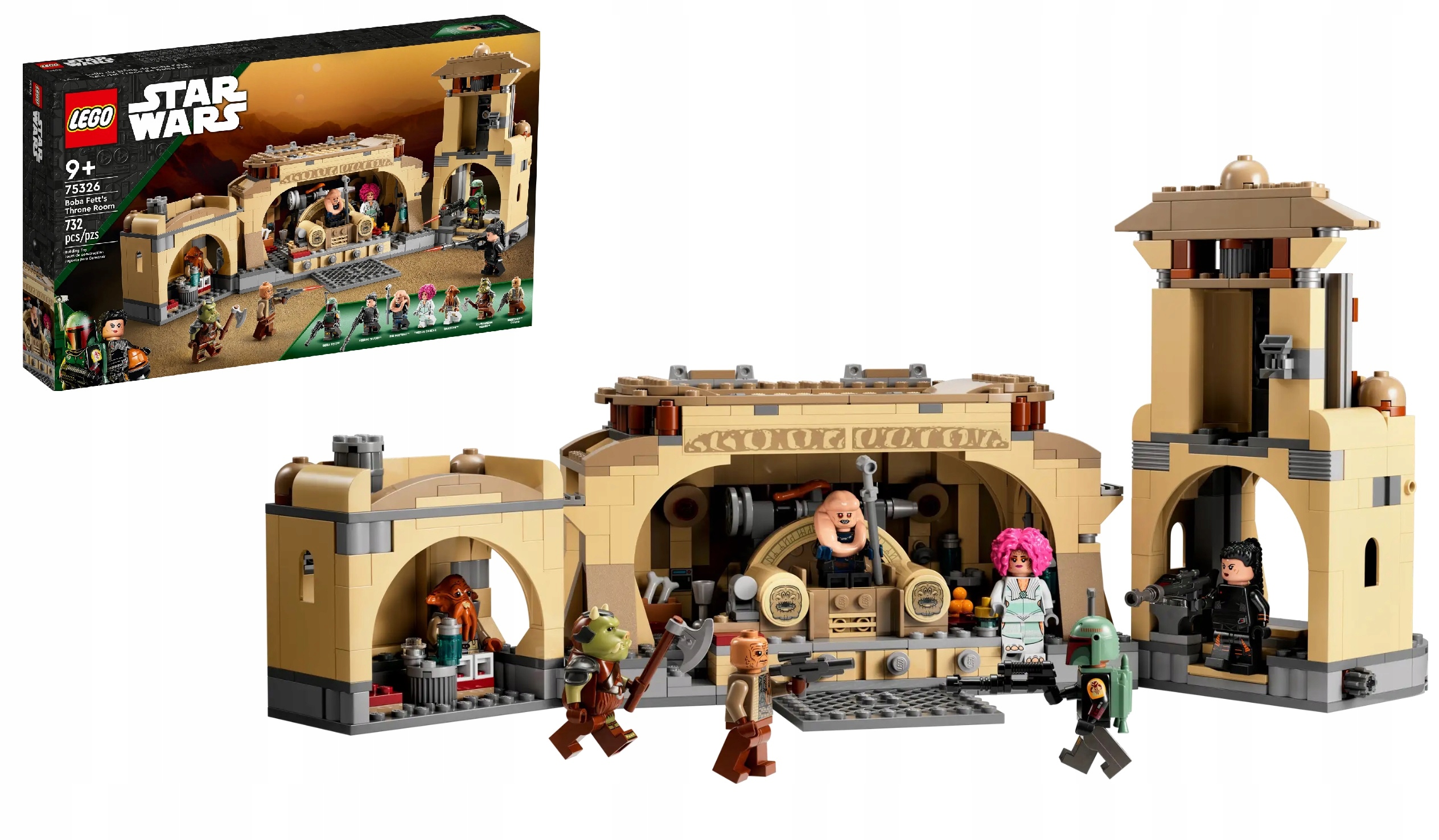 LEGO Star Wars 75326 Sala tronowa Boby Fetta UNIKAT na prezent święta ...