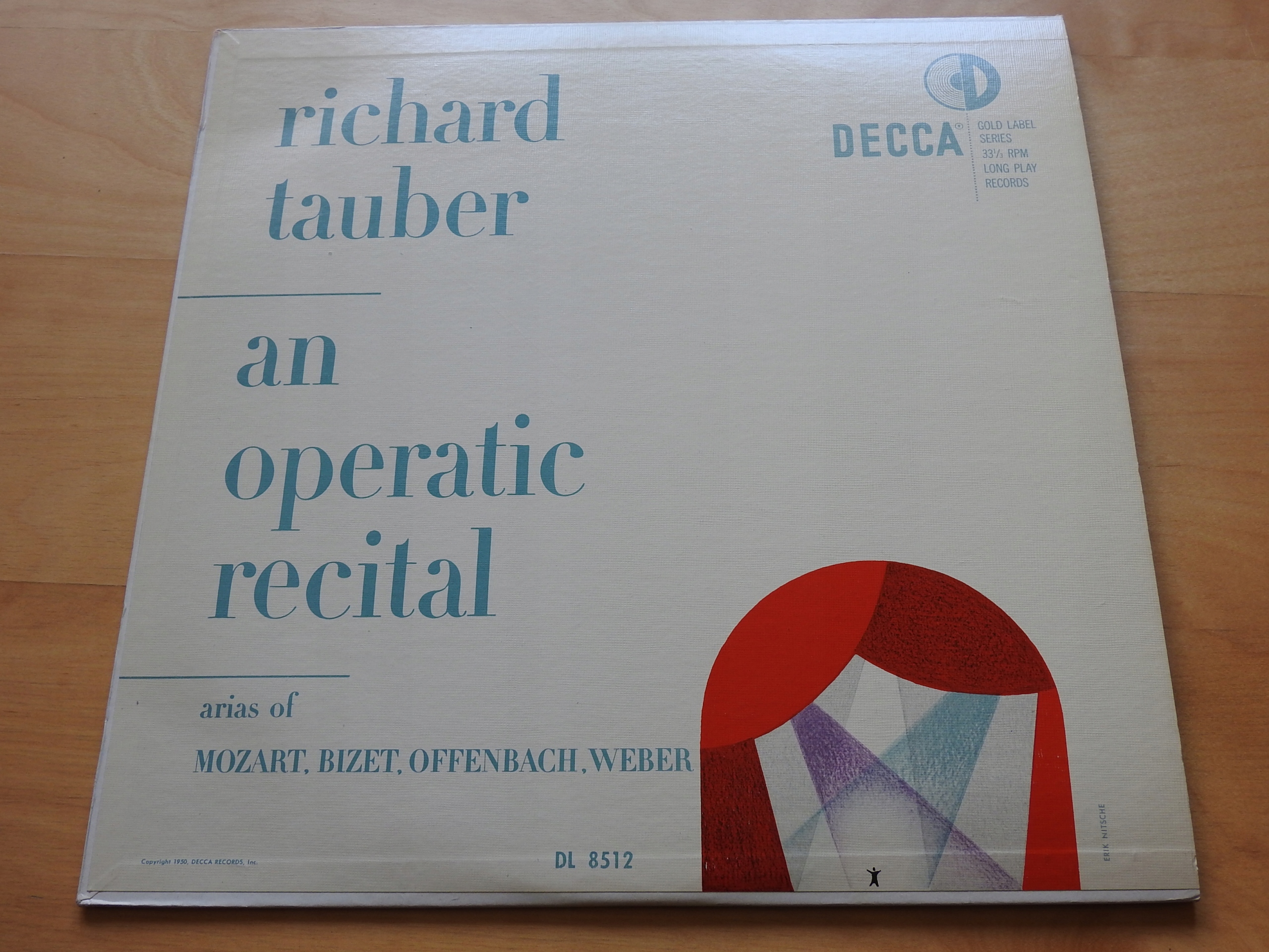 RICHARD TAUBER - AN OPERATIC RECITAL - MOZART WJ 15775167830 - Sklepy ...
