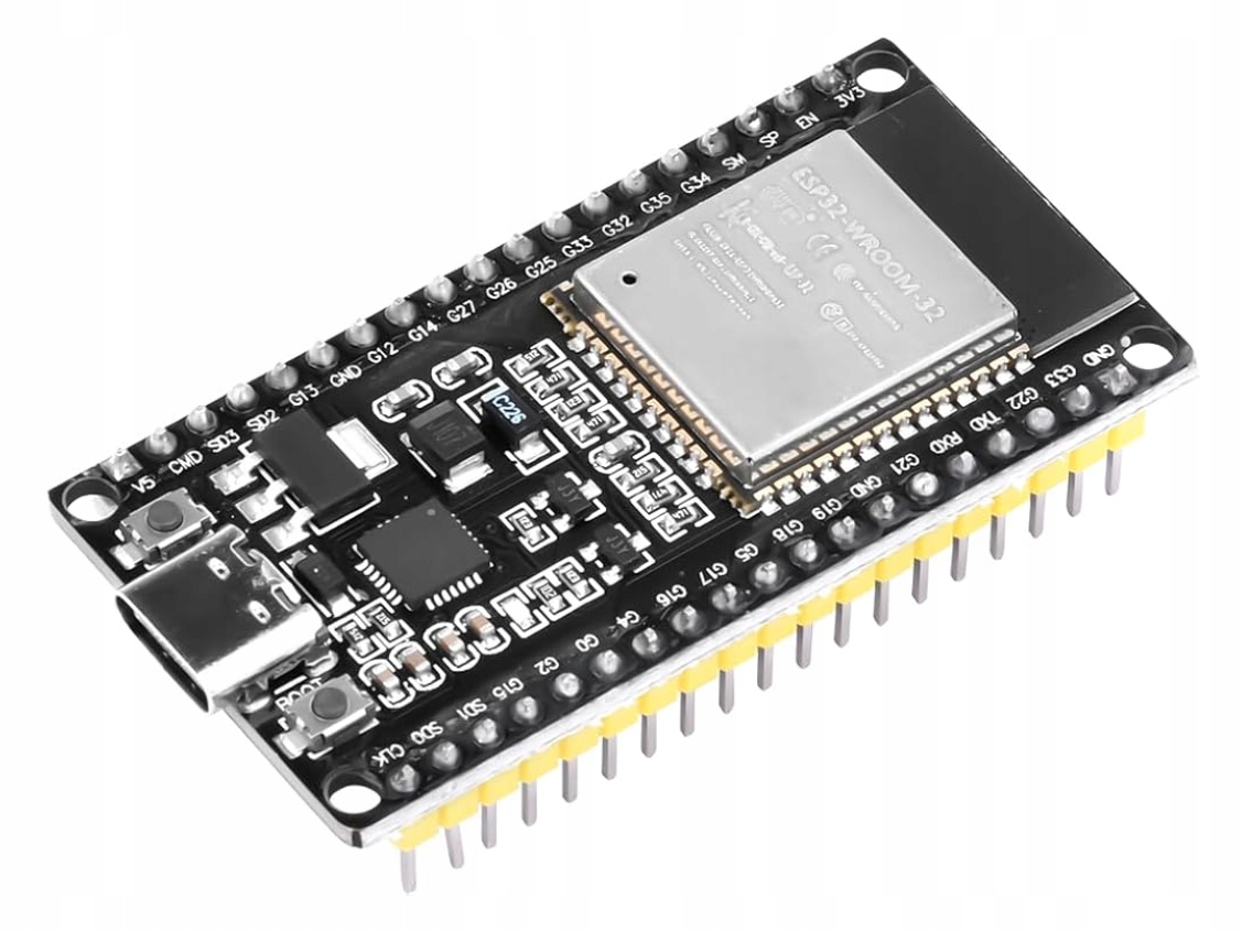 Mikrokomputer DevKit ESP32 38pin ESP-WROOM-32 Uart CP2102 WiFi USB-C ...