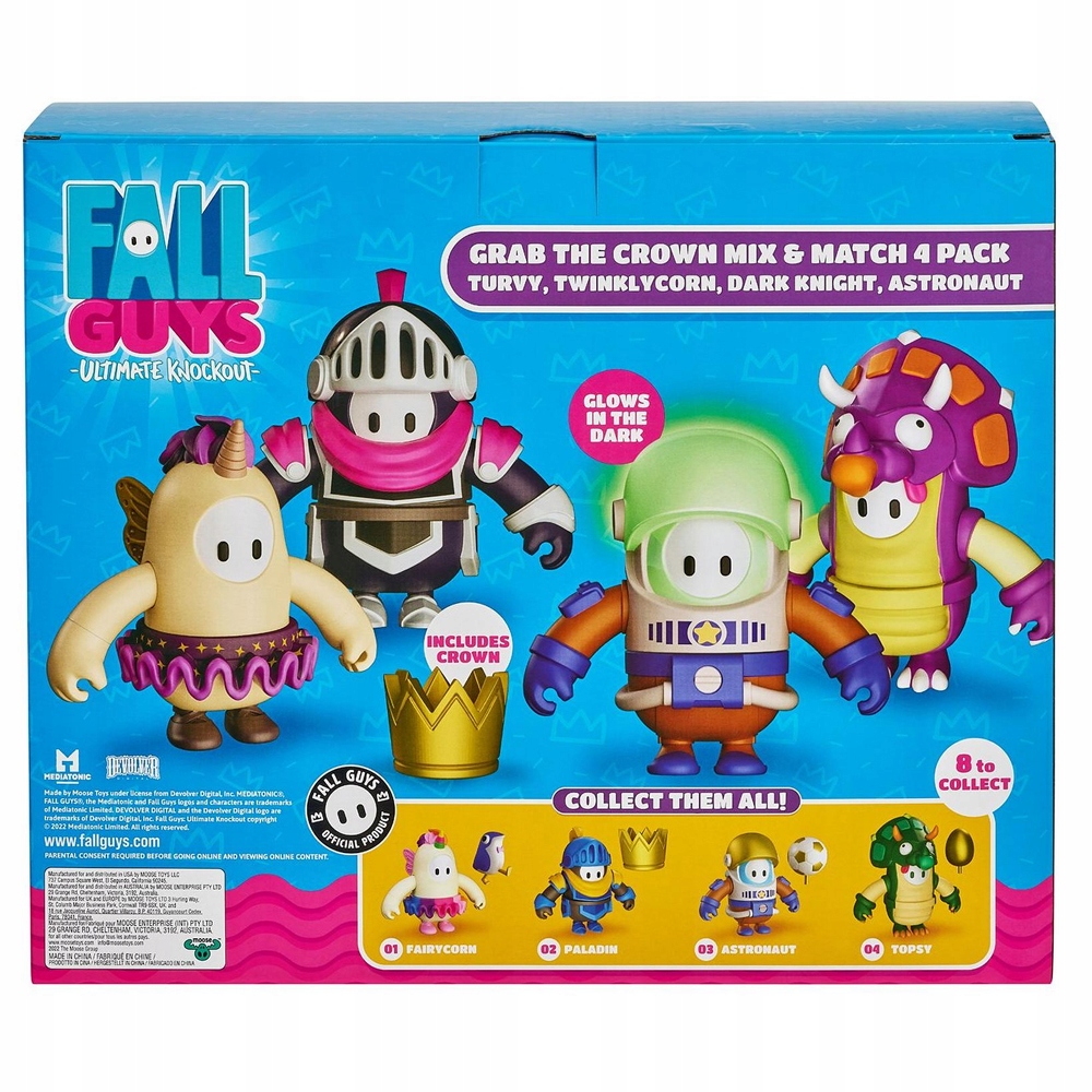ZESTAW FIGUREK FALL GUYS FIGURKI 10CM 4-PAK STUMBLE GUYS FIGURKA ...